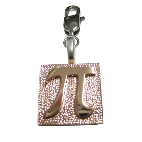 Kiola Designs | Accessories | Mathematical Pi Symbol Pendant Zipper ...